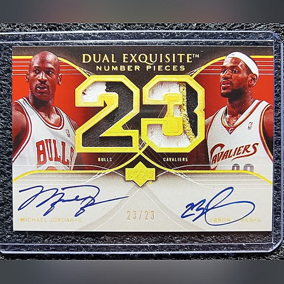 Nike | Toys | Michael Jordan Lebron James Dual Autograph Basketball ...